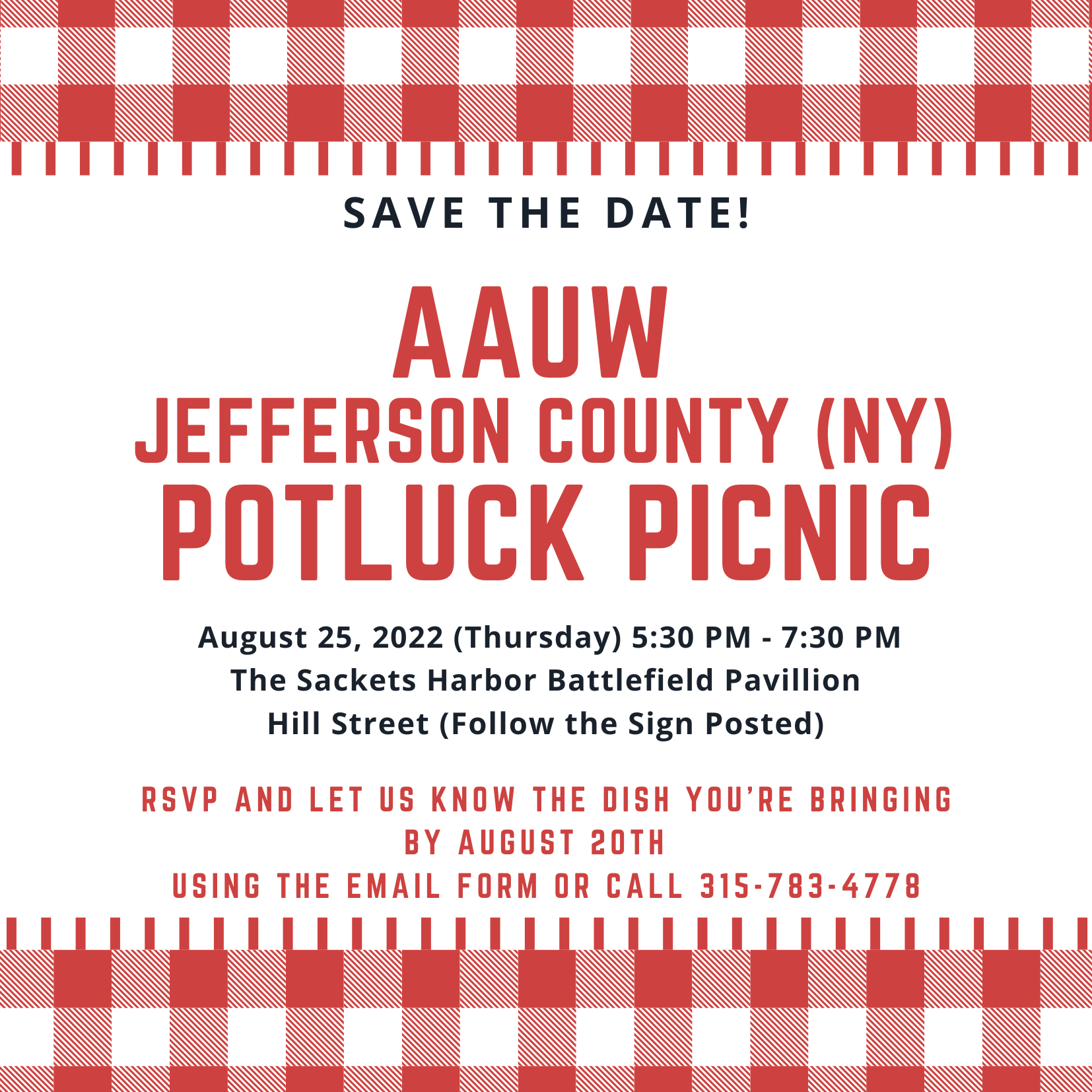 AAUW Calendar | Jefferson County (NY) Branch